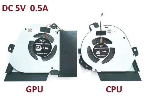 Genuine CPU&GPU CoolingFan Asus ROG Zephyrus GA502D GA502DU GU502 GU505 ...