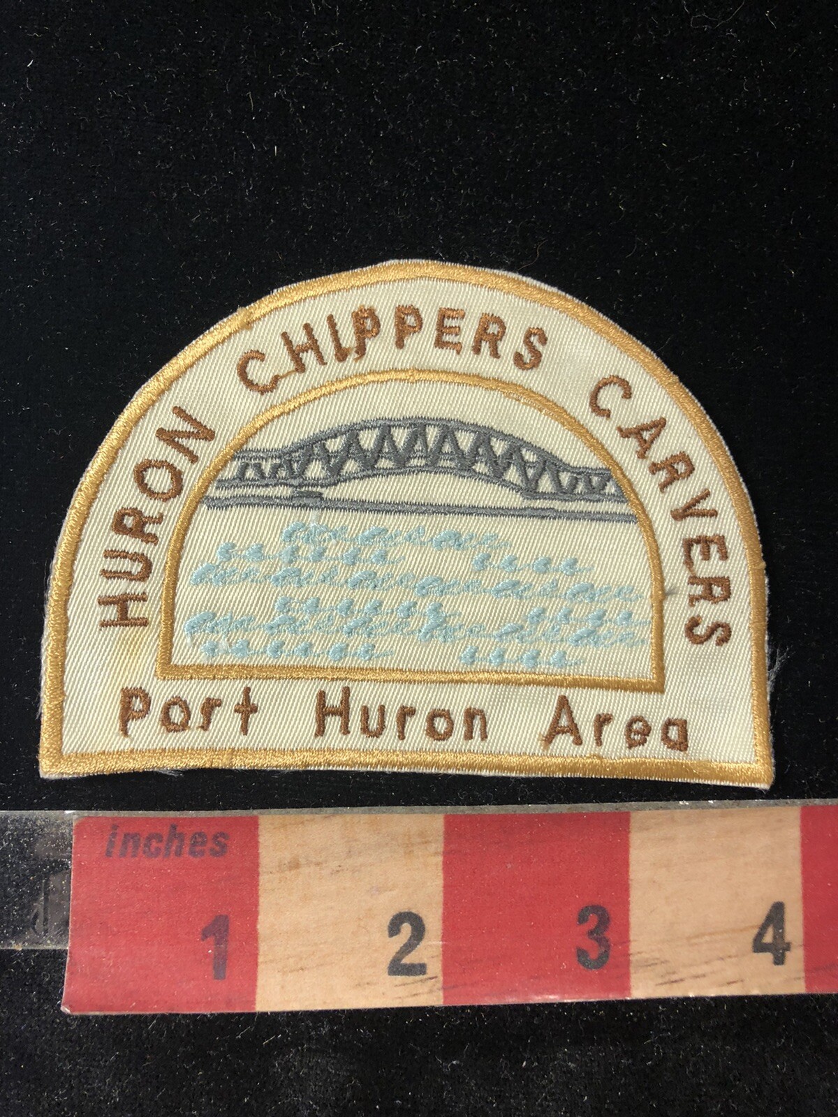 PORT HURON AREA HURON CHIPPERS CARVERS Wood Carving Patch Woodcarver ...