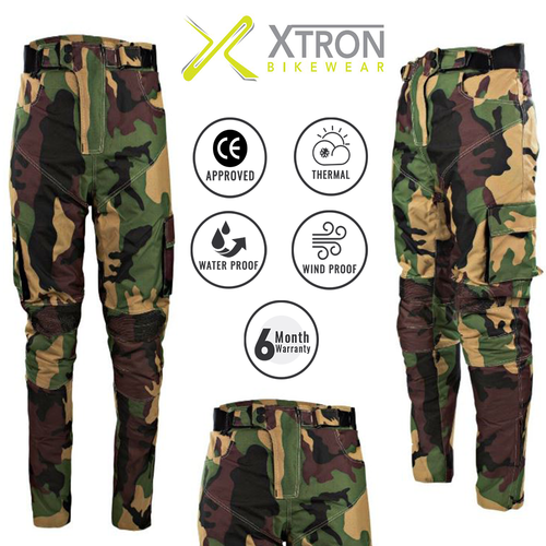 Mens Green Brown Army Cargo Combat Camouflage Trouser 100%Cotton Pant ...