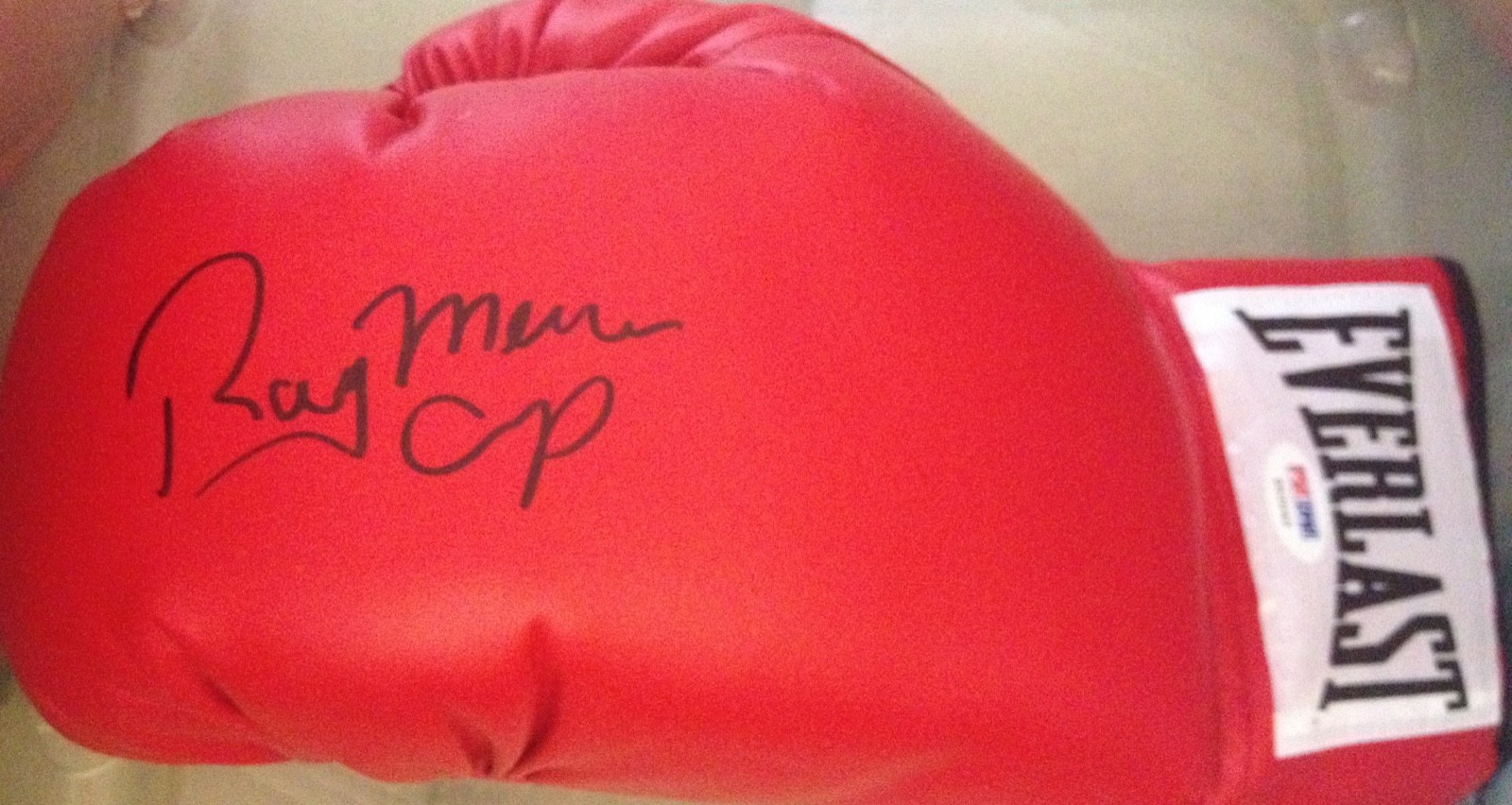 MERCILESS RAY MERCER Signed Autograph Auto Everlast Lace-Up Boxing ...