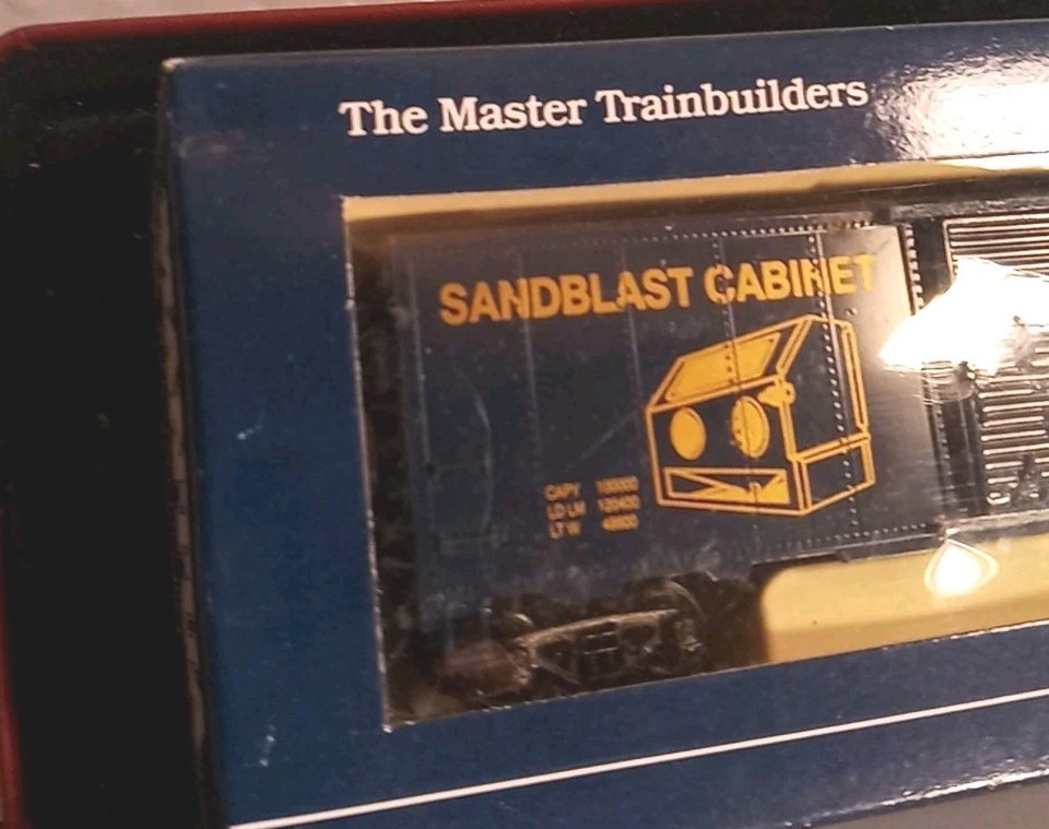 Sandblast Cabinet BoxCar Mantua Eastwood Short Line RR HO Train Box Car ...