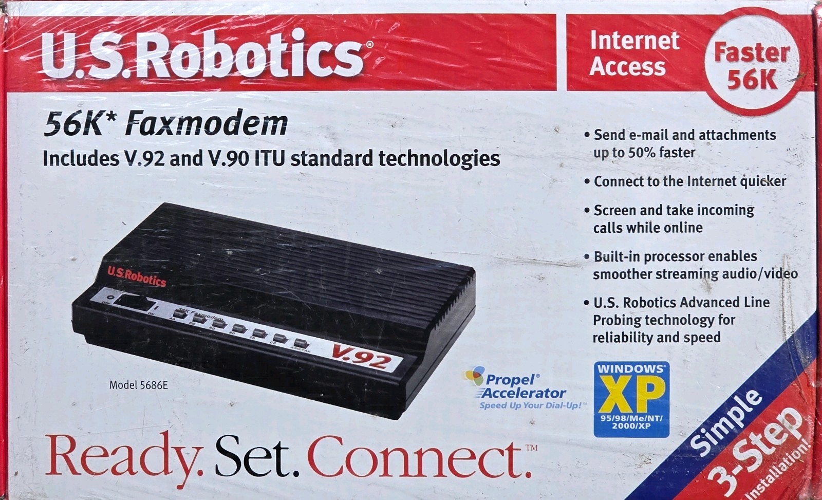 US Robotics V.92 USR5686E External Modem + Fax for sale online | eBay