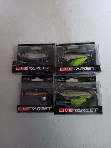 Live Target Fishing Lures Mixed Assortment Lot Of 4, New & Sealed | eBay