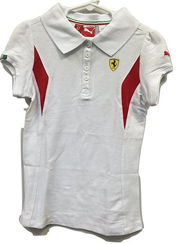 Ferrari Girl's (Children) Polo Shirt White | eBay