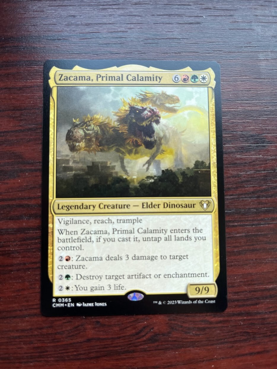 1x ZACAMA, PRIMAL CALAMITY - Commander - MTG - Magic the Gathering ...