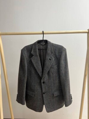 Men's HARRIS TWEED Walbusch Wool Blazer Jacket Size M-L | eBay