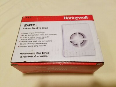 HONEYWELL WAVE2 Indoor Electric Siren LOUD White New In Box Security | eBay