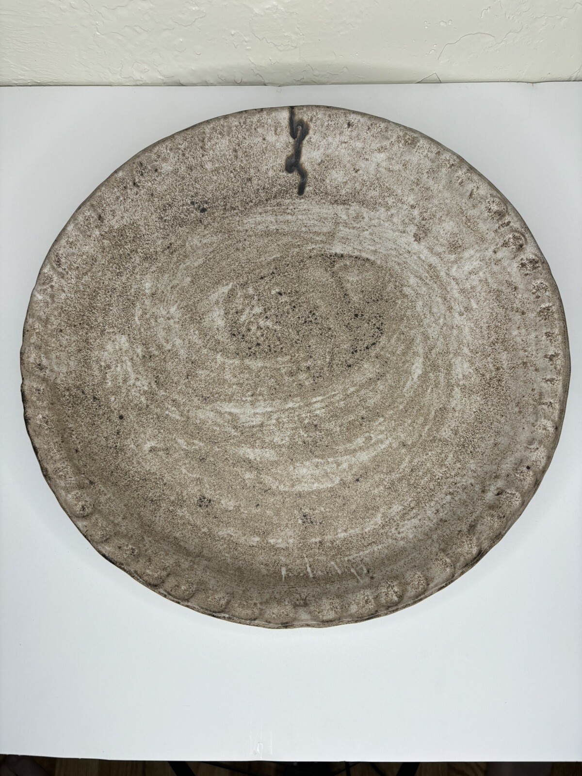 McCarty Pottery Mississippi Large Lee Signed Thumbprint Platter | eBay