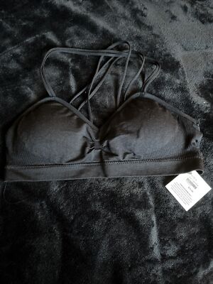 Anemone Brand Women’s Yoga Sports Bra Bralette Black One Size | eBay