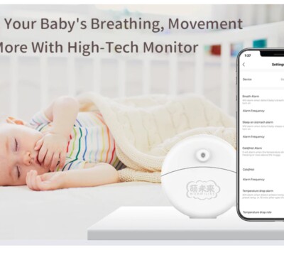 Momwilike For Baby Tech LBB22-01 400-080-2822 Baby Monitor Breathing ...