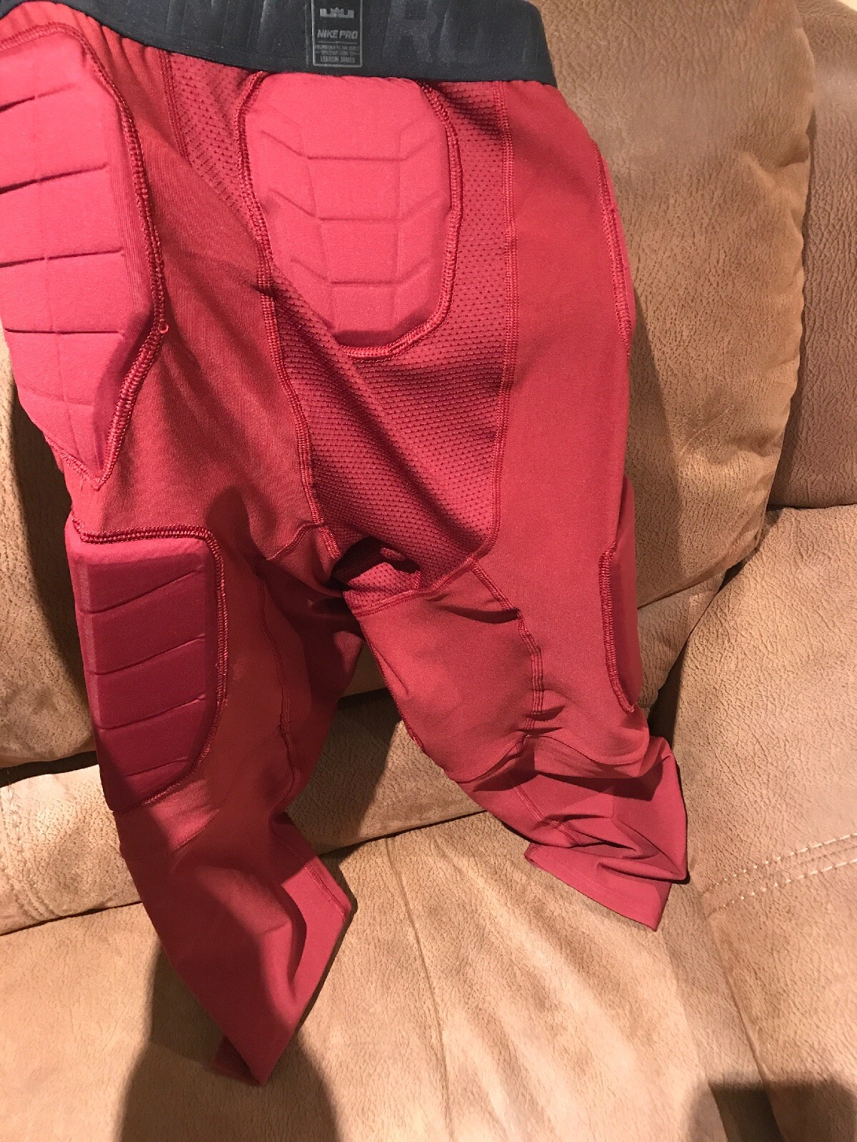 NIKE PRO CUSTOM HYPERSTRONG NBA LEBRON JAMES ATHLETE COMPRESSION PADDED ...