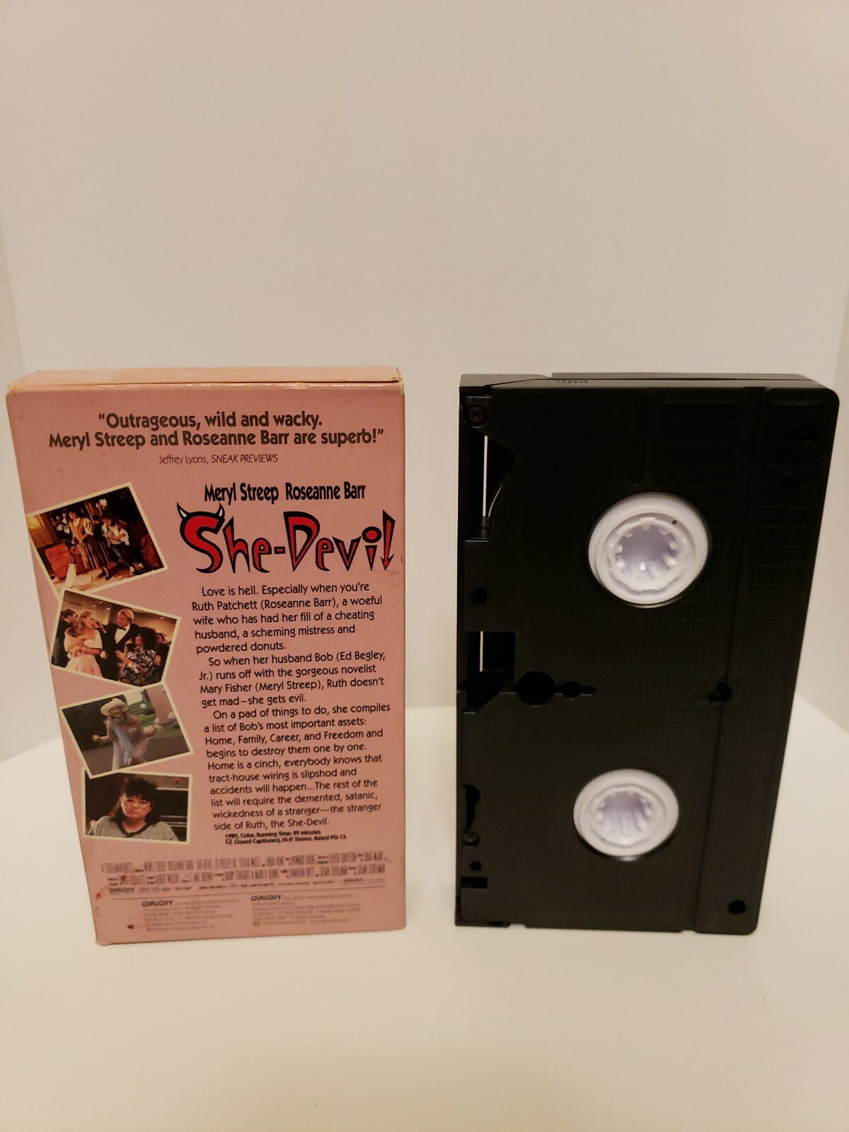 She-Devil VHS Movie Film 1989 Meryl Streep & Roseanne Barr, Orion Home Video | eBay