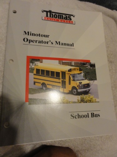 OEM Thomas Built Buses 2000 Minotour Bus Owner Operator Maintenance ...