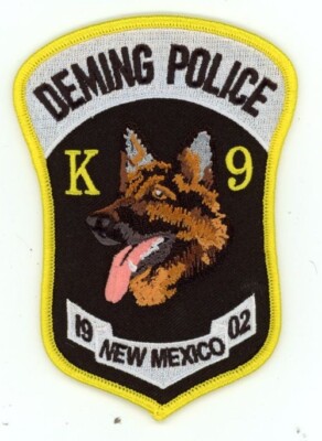 NEW MEXICO NM DEMING POLICE K-9 NICE SHOULDER PATCH SHERIFF | eBay