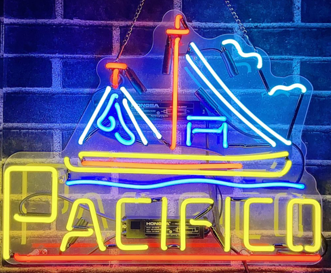 US STOCK 20"x16" Cerveza Pacifico Sailboat Acrylic Neon Sign Light Lamp ...