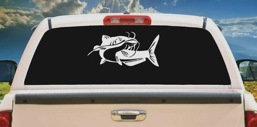 CATFISH VINYL DIE CUT DECAL STICKER FLATHEAD BLUE Fishing Hunting | eBay