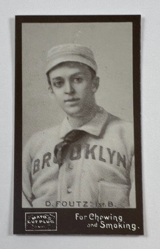 1895 Mayo Cut Plug Baseball Dave Foutz Brooklyn Bridegrooms 1986 ...