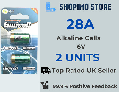 2 x 28A K28A 6V Alkaline Batteries PX28A K28L Cells Battery Eunicell 0% ...