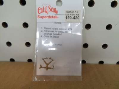 Cal Scale HO Scale Detailing Parts: Air Horn Kit, Nathan P-3 | eBay