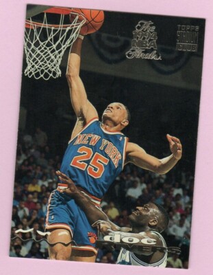 1993-94 Topps Stadium Club Doc Rivers #81 New York Knicks- NBA Finals ...