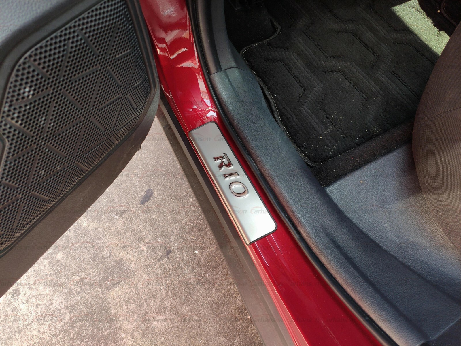 For Kia Rio Car Accessories Stainless Steel Door Sill Cover Scuff Plate ...