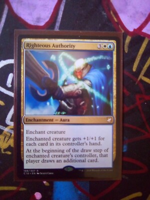 MTG Righteous Authority Commander 2018 188/307 Regular Rare | eBay