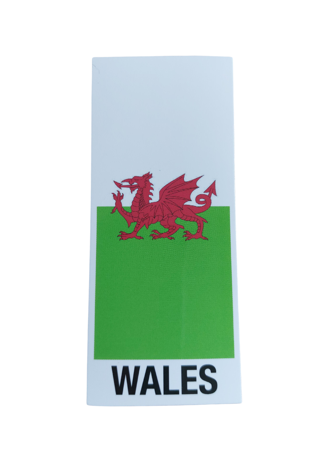1x Wales Welsh Flag Number Plate Themed Car Sticker Bumper Window Decal ...