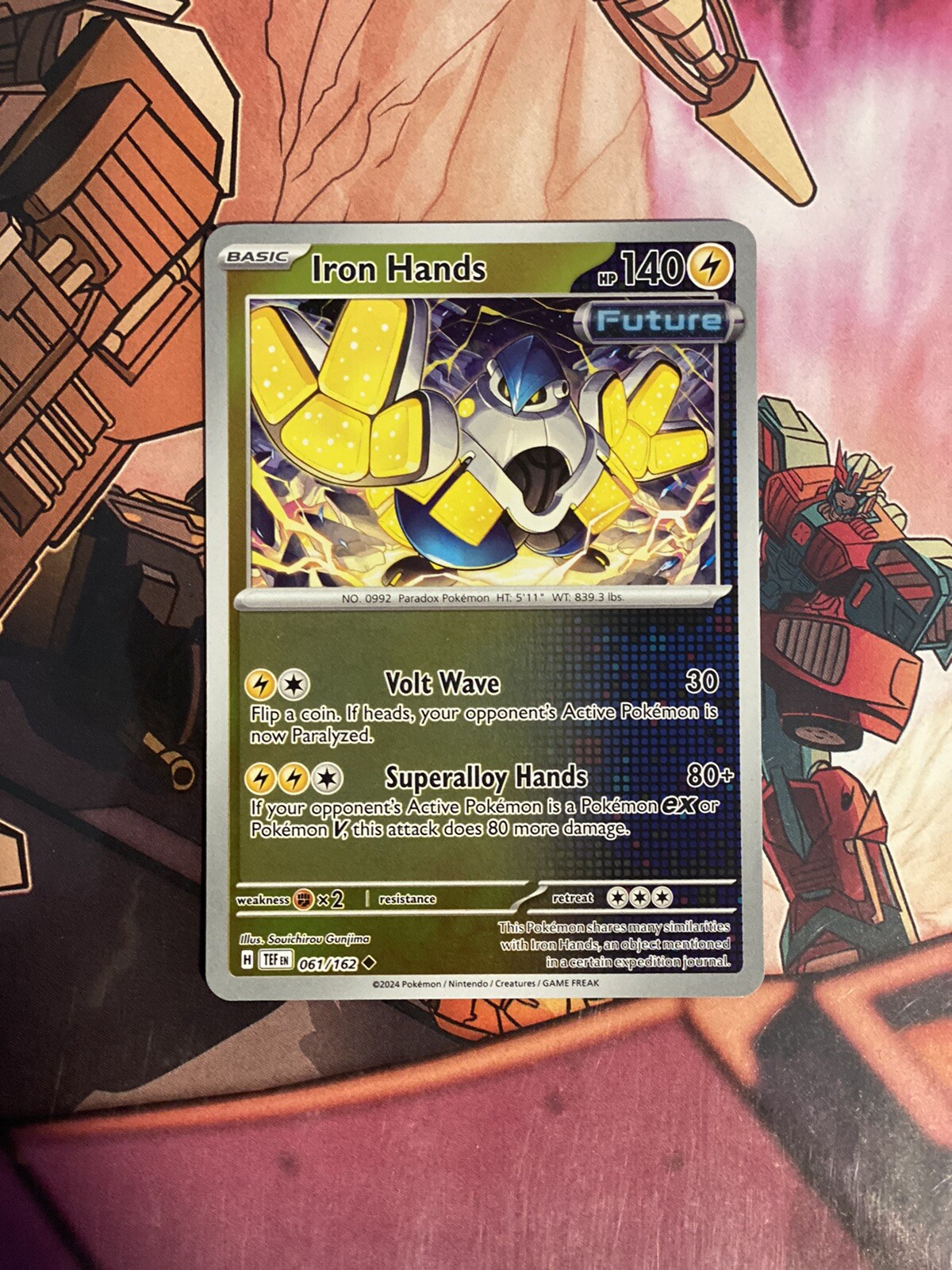 Iron Hands - 061/162 Temporal Forces Reverse Holo Near Mint/Mint | eBay