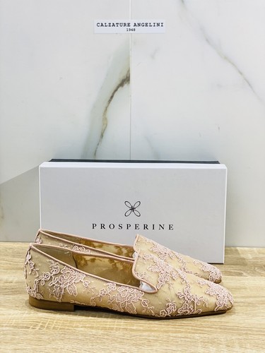 Prosperine Moccasin Woman IN Fabric Lace and Network Ciprialuxury Made ...