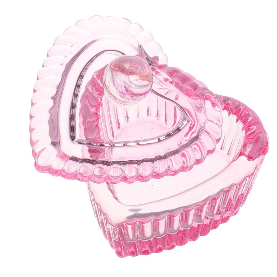 Dappen Dish heart shaped Monomer Dish with Lid Glass Cup for Acrylic ...
