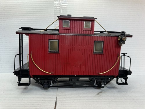 Lgb G Scale Caboose W Metal Wheels And Lights For Train Set Layout | eBay