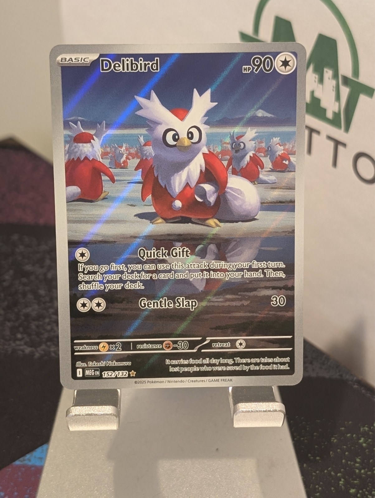 Delibird 152/132 Illustration Rare IR Pokemon Card Game TCG Mega ...