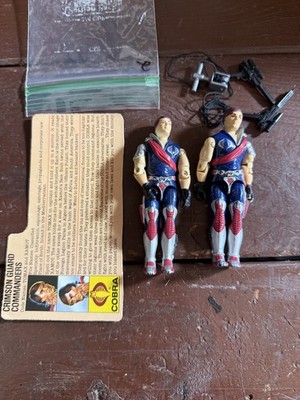 Tomax & Xamot V1 100% Complete G.I. Joe 1985 Hasbro Vintage w/ file ...