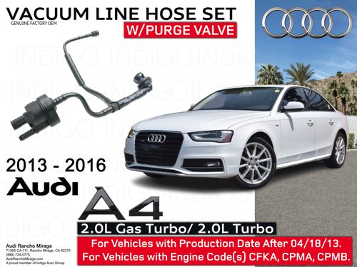 2013-2016 AUDI A4 Genuine Factory OEM Hose 06H-133-781-CL | eBay