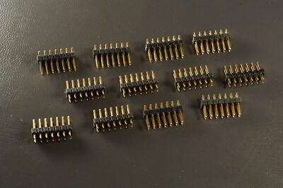 Lot of 12 TSW-107-07-G-D Samtec Connector Header 14 Position 2.54mm ...