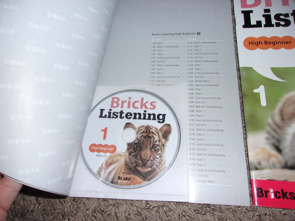 BRICKS LISTENING Level 1 Learn to Speak English Korean Student+ ...