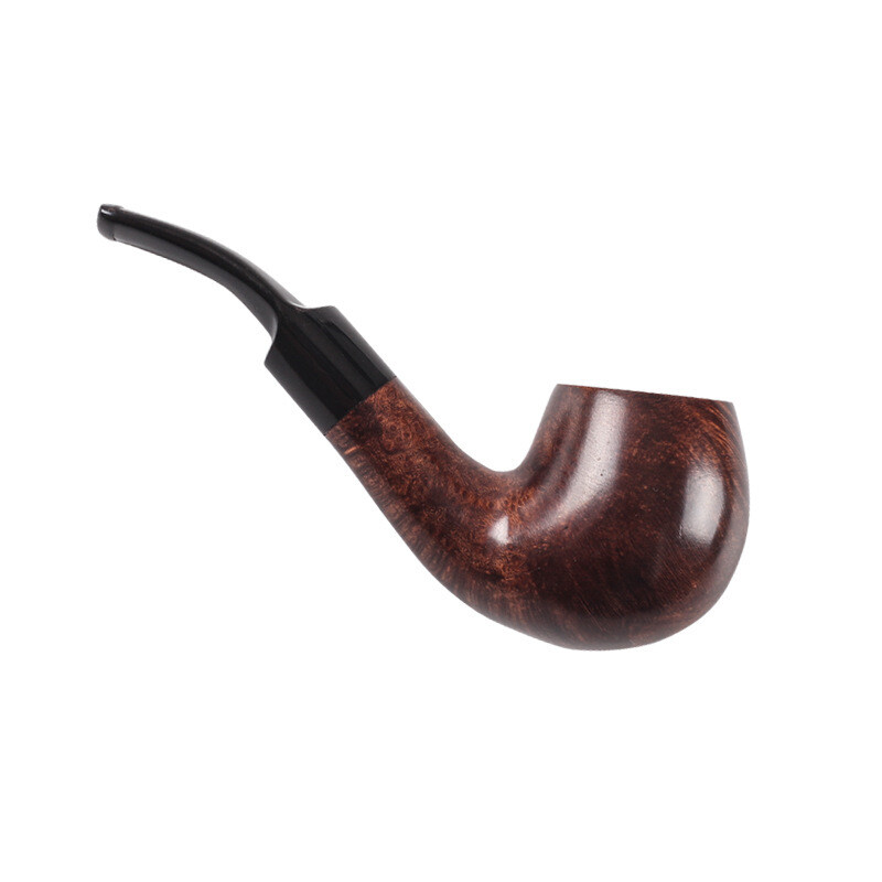 Classic Bruyere Small Pipe Handmade Portable Solid Wood Pipes Tobacco ...