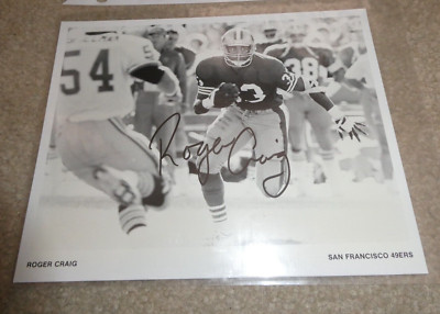 Vintage NFL Roger Craig Autograph Signed 8x10 Promo Photo Photograph | eBay