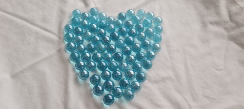 PURIE Blue Glass Transparent 16mm Marble UK Seller | eBay UK