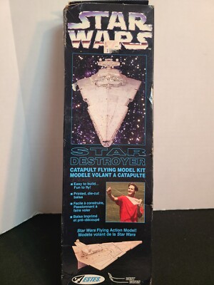 Vintage Star Wars Destroyer Balsa Catapult Flying Model Kit by Estes ...
