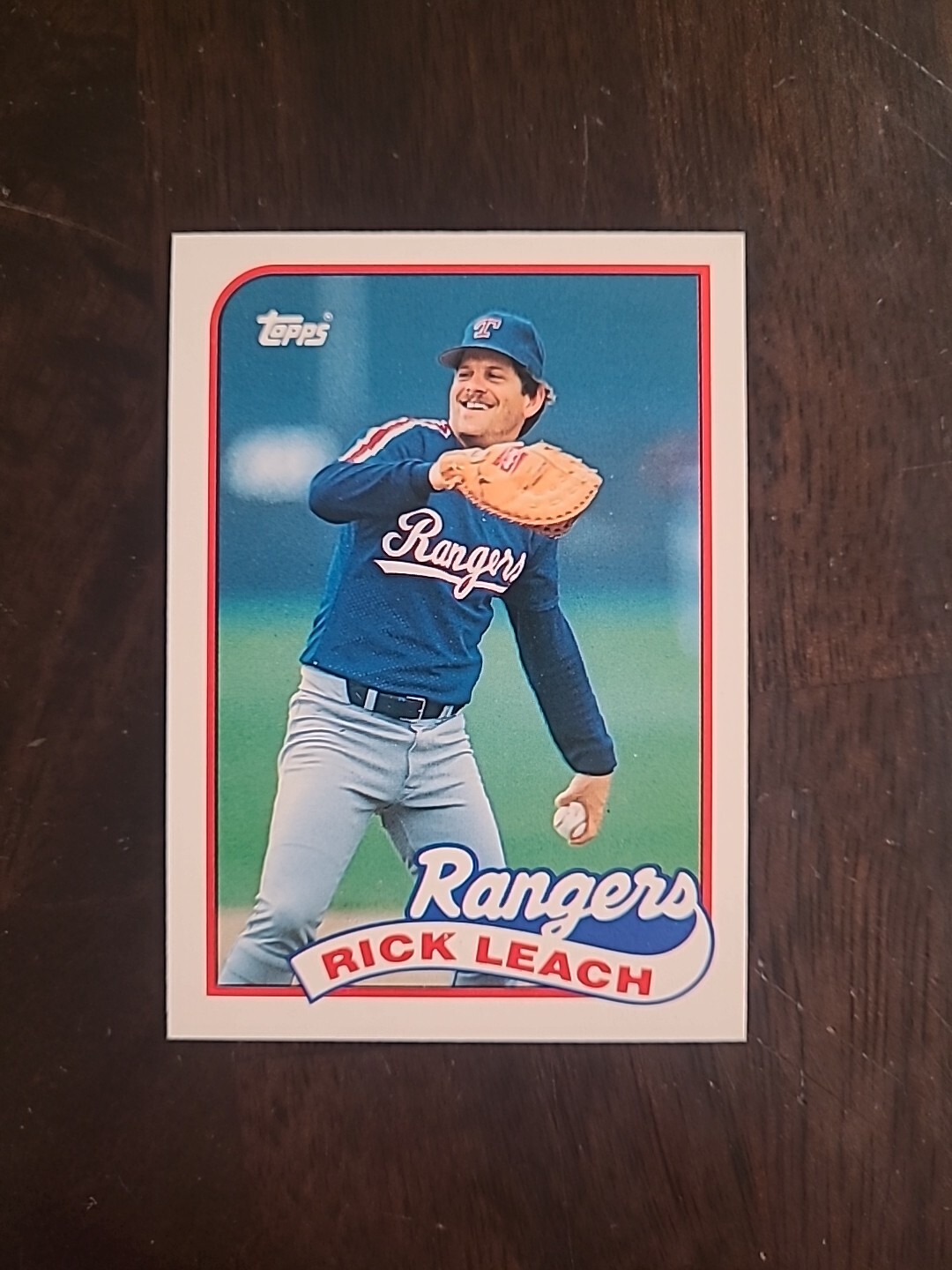 1989 Topps Traded Rick Leach #68T Texas Rangers | eBay