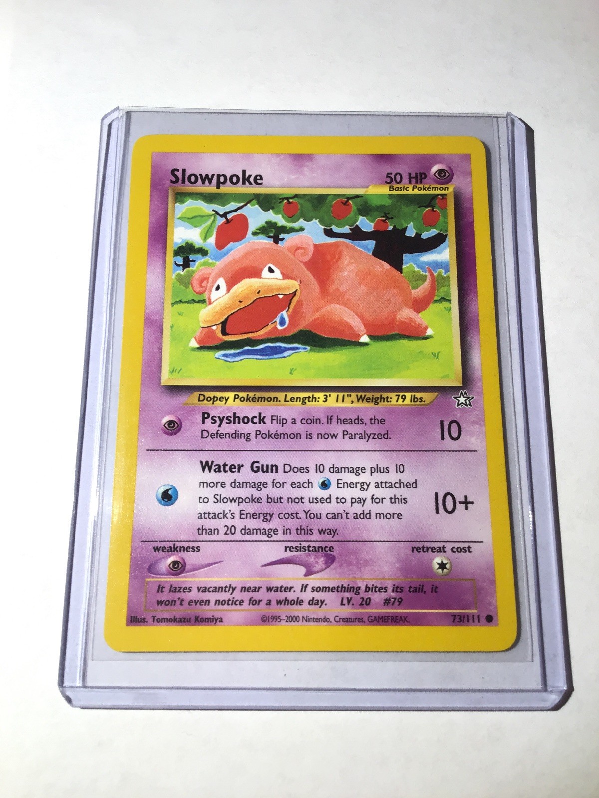 SLOWPOKE - Neo Genesis Set - 73/111 - Common - Pokemon Card - Unlimited ...