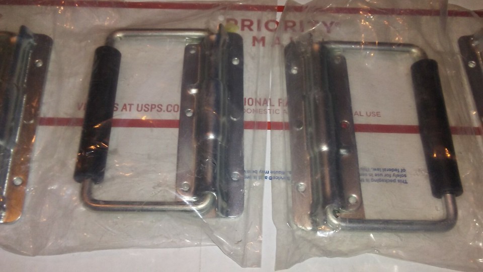 ((2)) Sets 51/2" Mounting Spring Loaded Retractable Handles NEW! | eBay