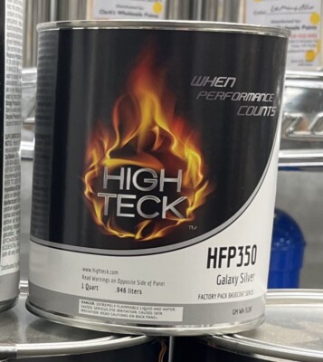 Galaxy Silver Urethane Basecoat Paint GM WA519F Quart HFP350 HIGH TECK ...