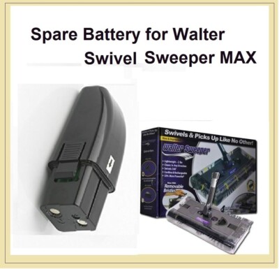 New Walter Sweeper- Max Battery for Swivel Sweeper G6 Quad Brush | eBay