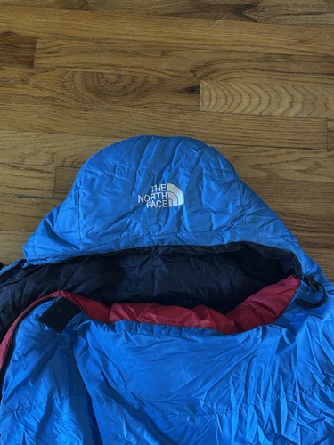 North Face Goose Down Sleeping Bag Blue Kazoo excellent condition | eBay