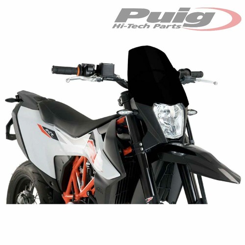 PUIG WINDSHIELD BLACK 3586N for KTM SMC 690 R 2019 / 2020 for sale ...
