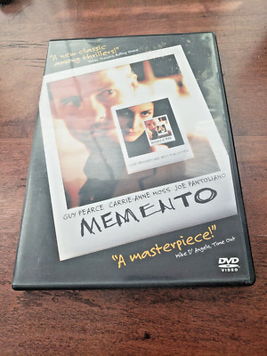 Memento (DVD, 2001) | Excellent Condition | 43396065987| eBay