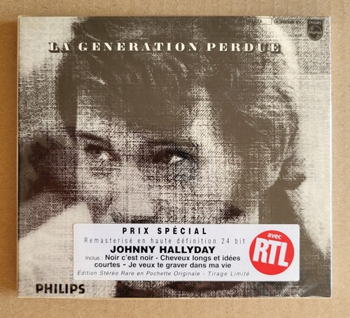 Rare CD Digipak Johnny Hallyday La Génération Perdue NEUF & Scellé ...