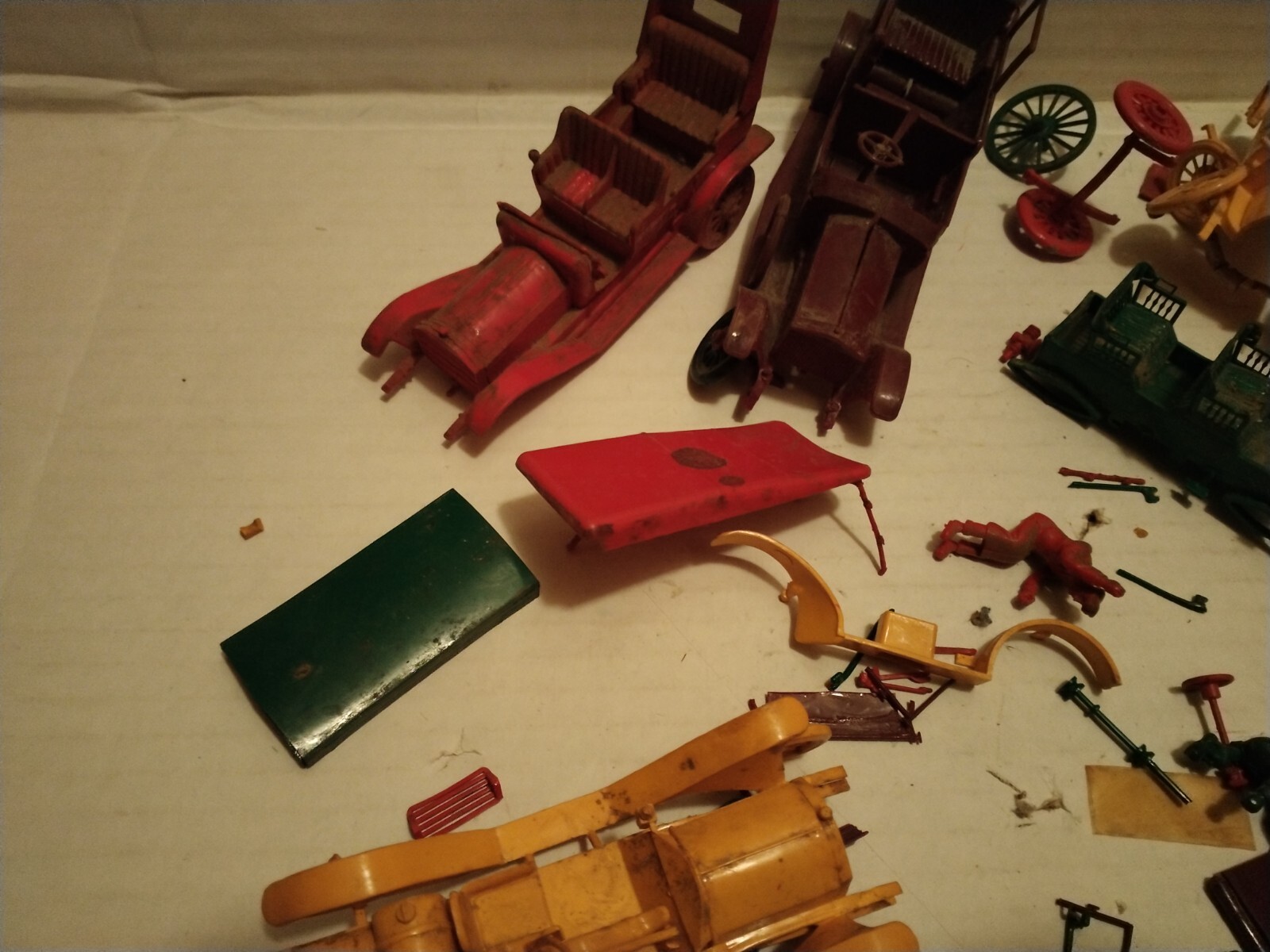 Vintage HUDSON MINIATURES OLD TIMERS PARTS LOT Junkyard Diorama | eBay